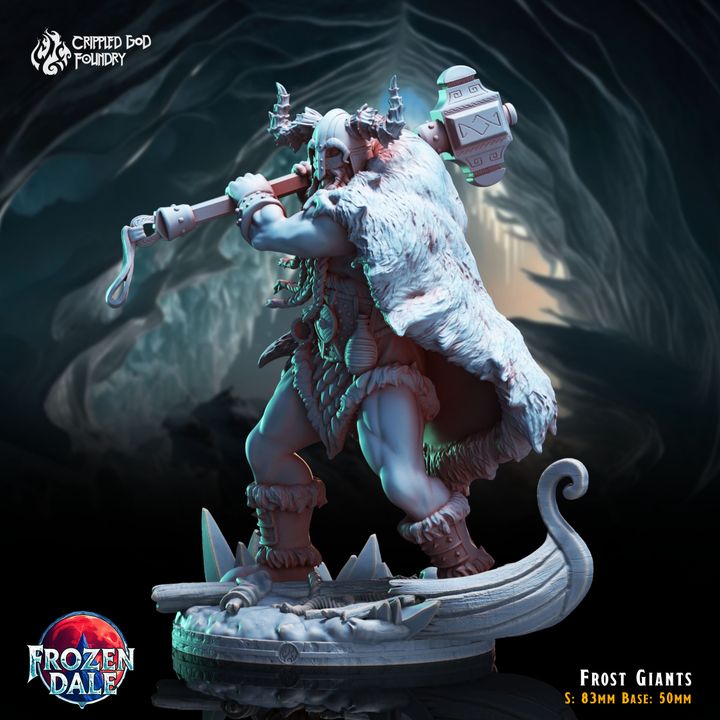 3D Printable Frost Giants by Crippled God Foundry